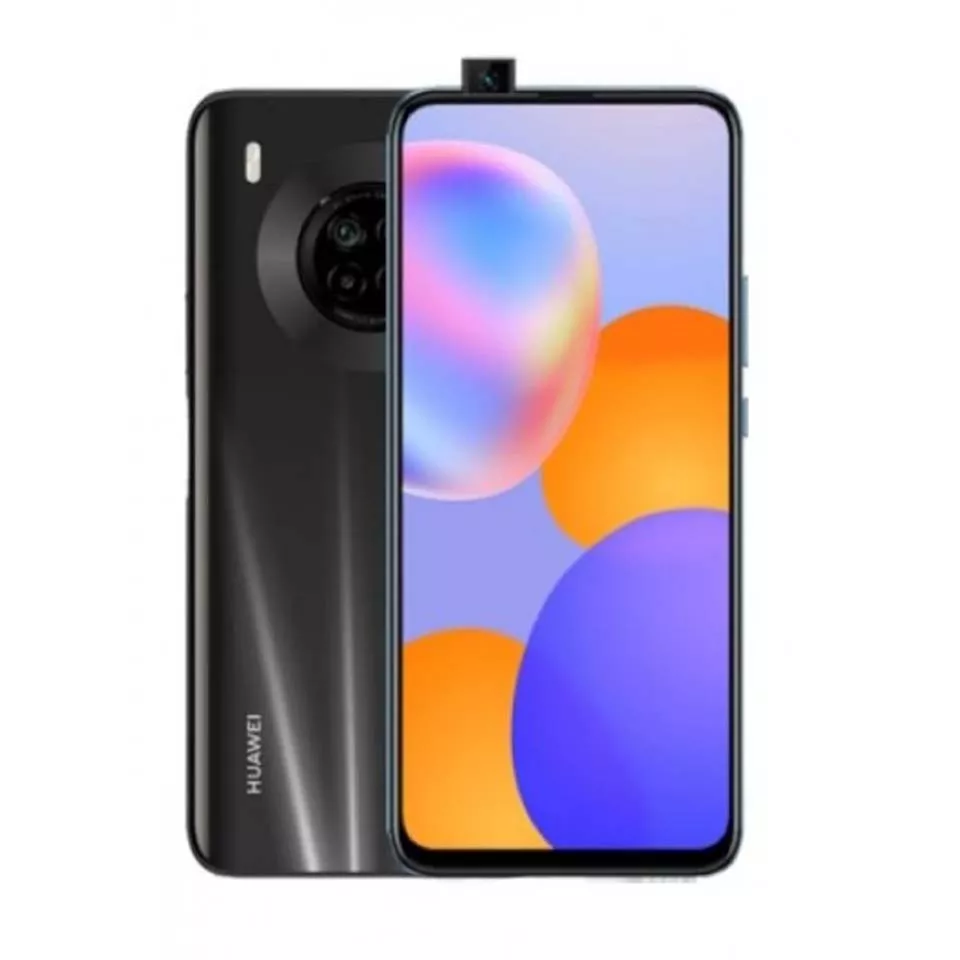 Buy Huawei Y9a 128GB - Midnight Black + Sport Bluetooth Best Price in Kuwait