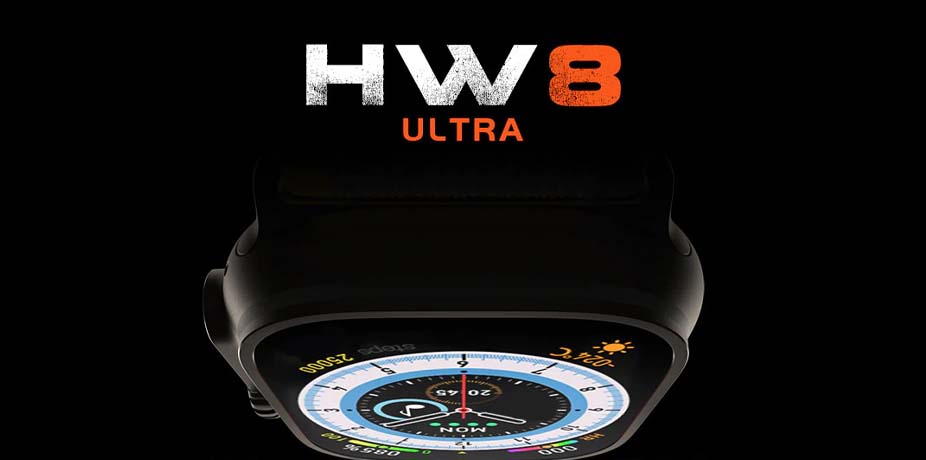 Buy HW 8 Ultra Smartwatch Alpine Loop Strap - Orange in Kuwait