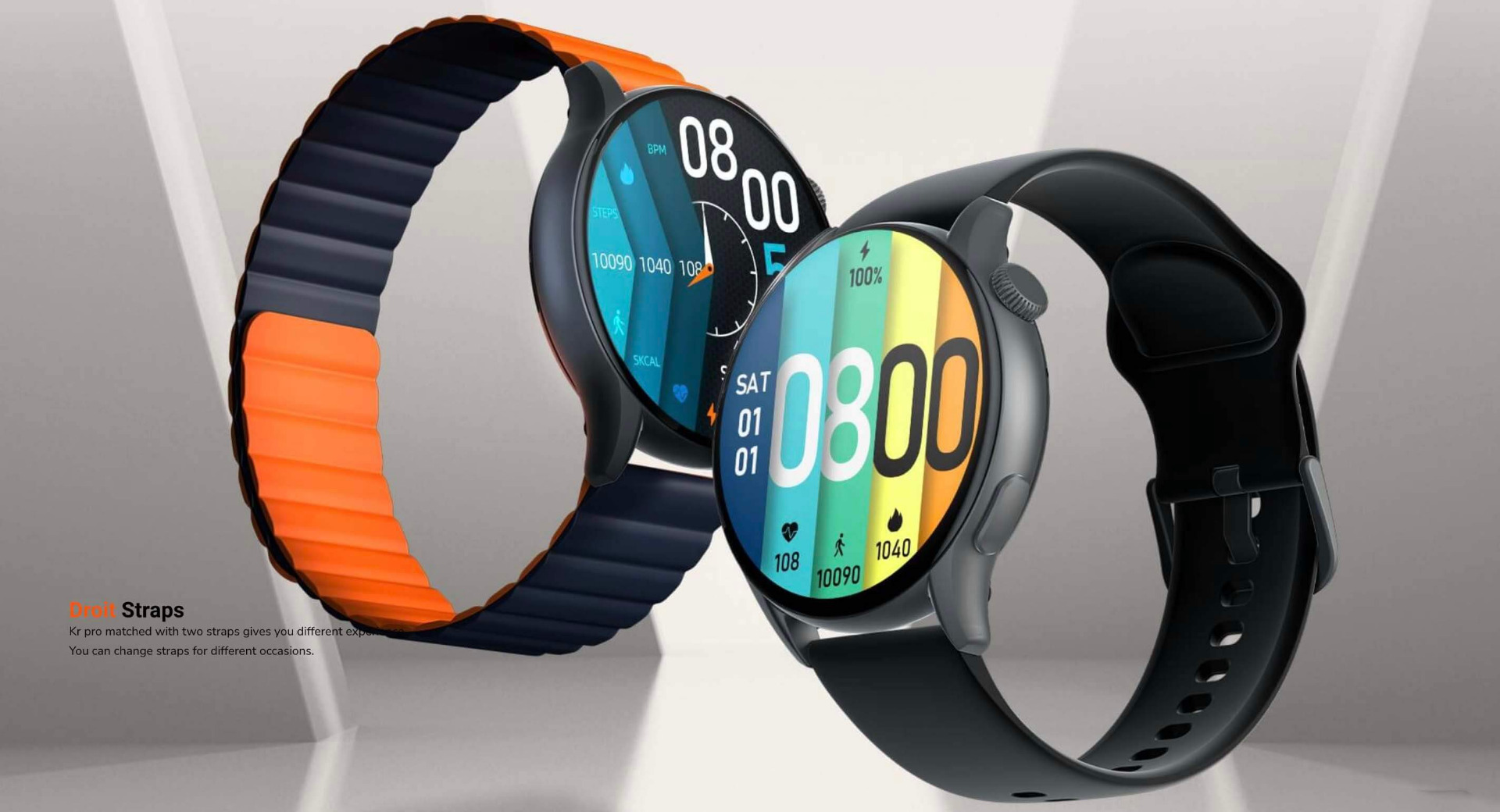 Buy Kieselect KR Pro Smartwatch - Black in Kuwait