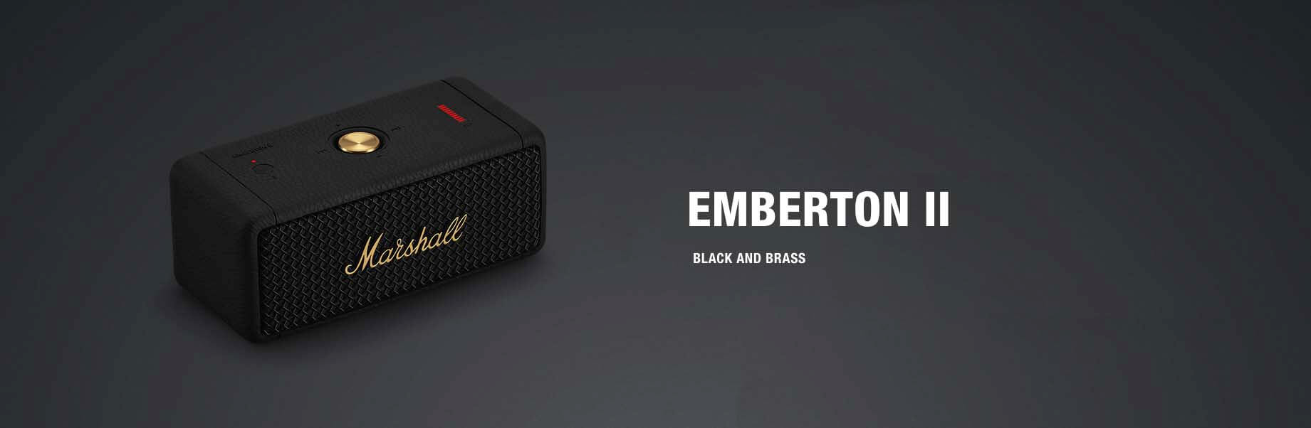 Buy Marshall Emberton II Portable Bluetooth Speaker - Black in Kuwait