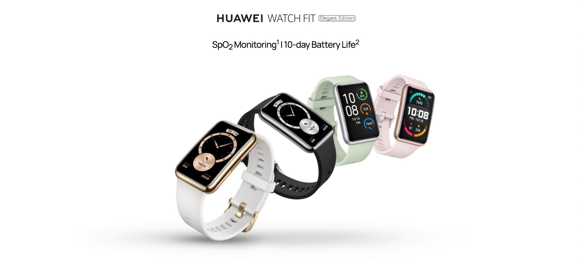 Buy Huawei Watch Fit Elegant Smartwatch - Black in Kuwait