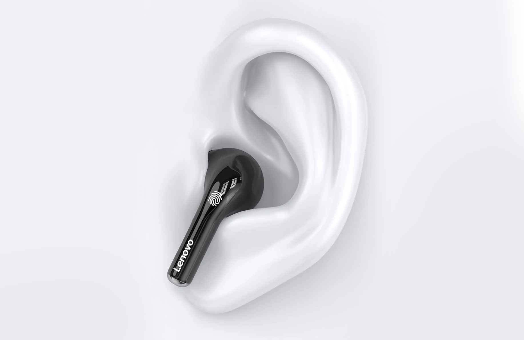 Buy Lenovo Thinkplus LivePods LP12 True Wireless Earbuds - Black in Kuwait